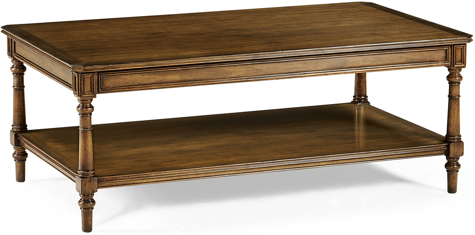 Casual Accents Victorian Cocktail Table In Walnut by Jonathan Charles ...