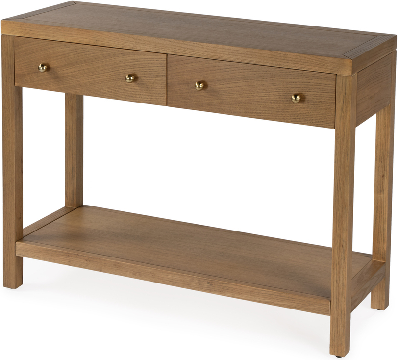 Celine 2 Drawer Console Table In Natural By Butler Specialty Company