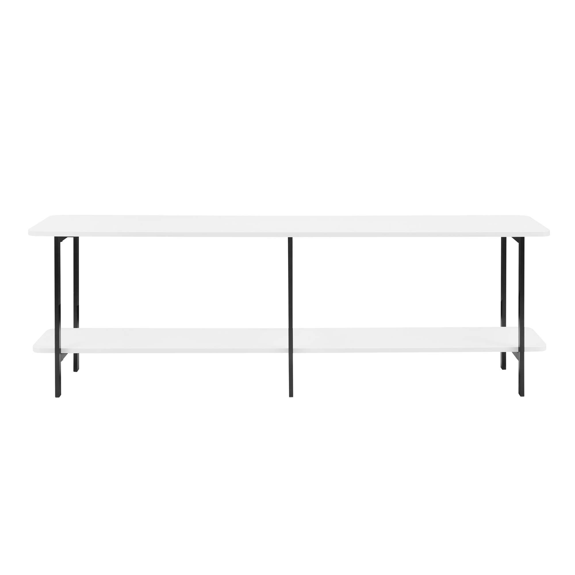 Celine Side Table Console In White by Manhattan Comfort | 1StopBedrooms