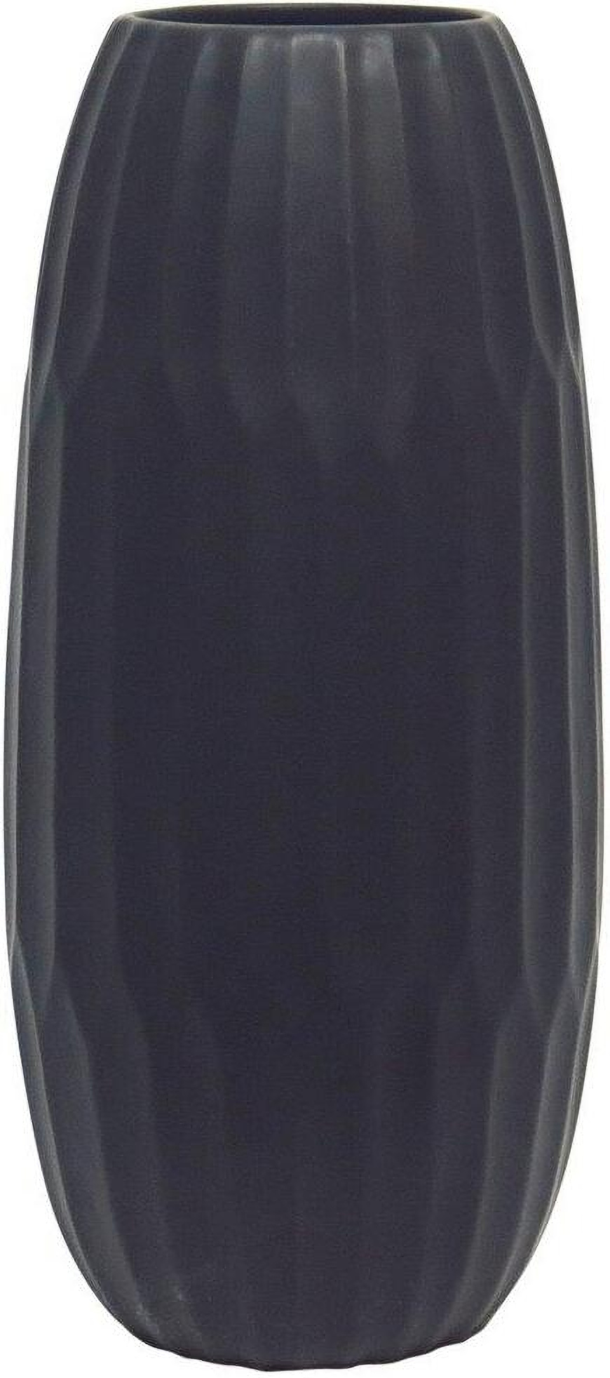 Ceramic 16 Inch Vase In Black by Sagebrook | 1StopBedrooms