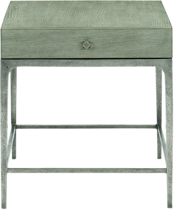 Cerused Greige Linea End Table by Bernhardt | 1StopBedrooms