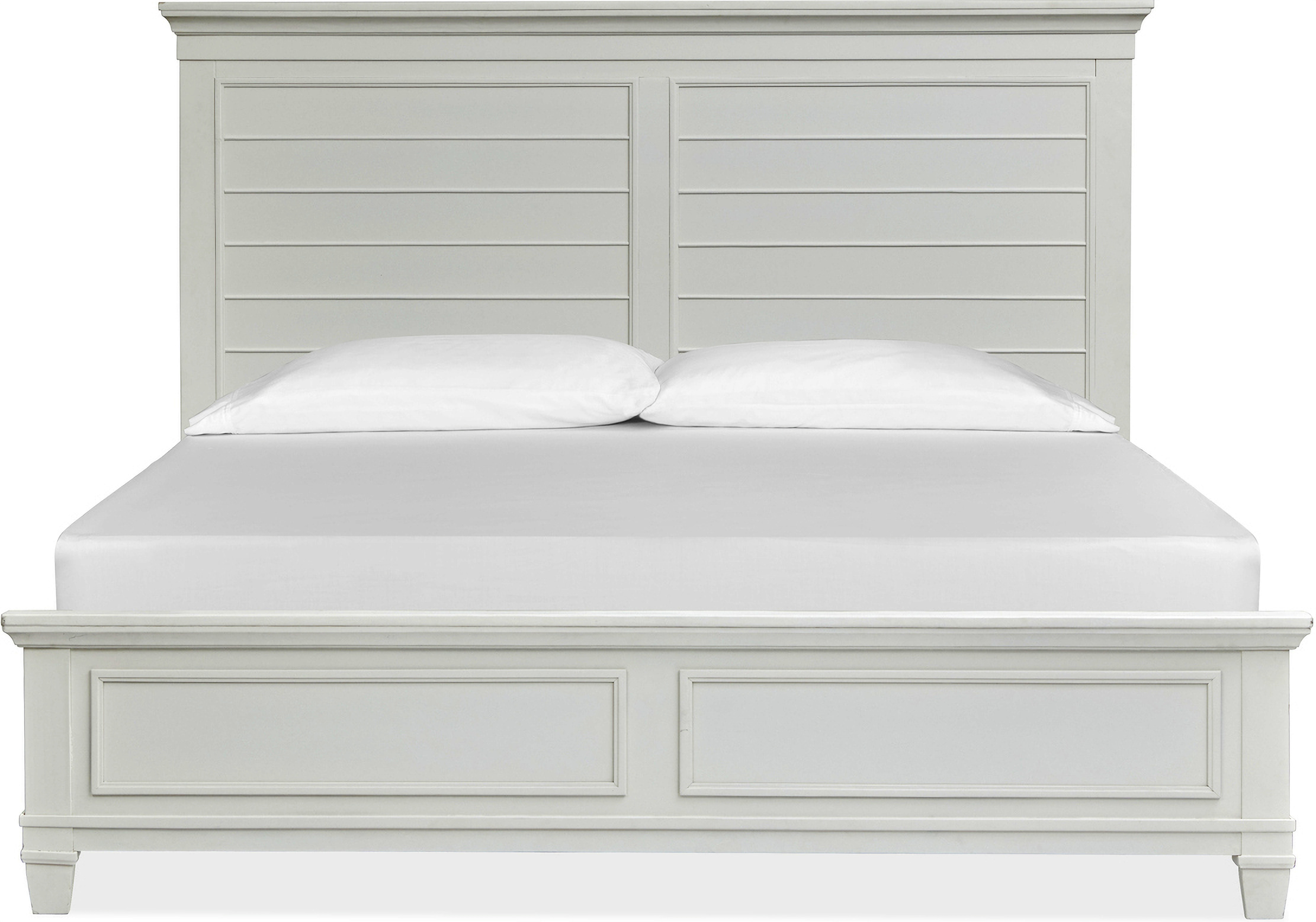 Charleston Panel Bedroom Set In White by Magnussen | 1StopBedrooms