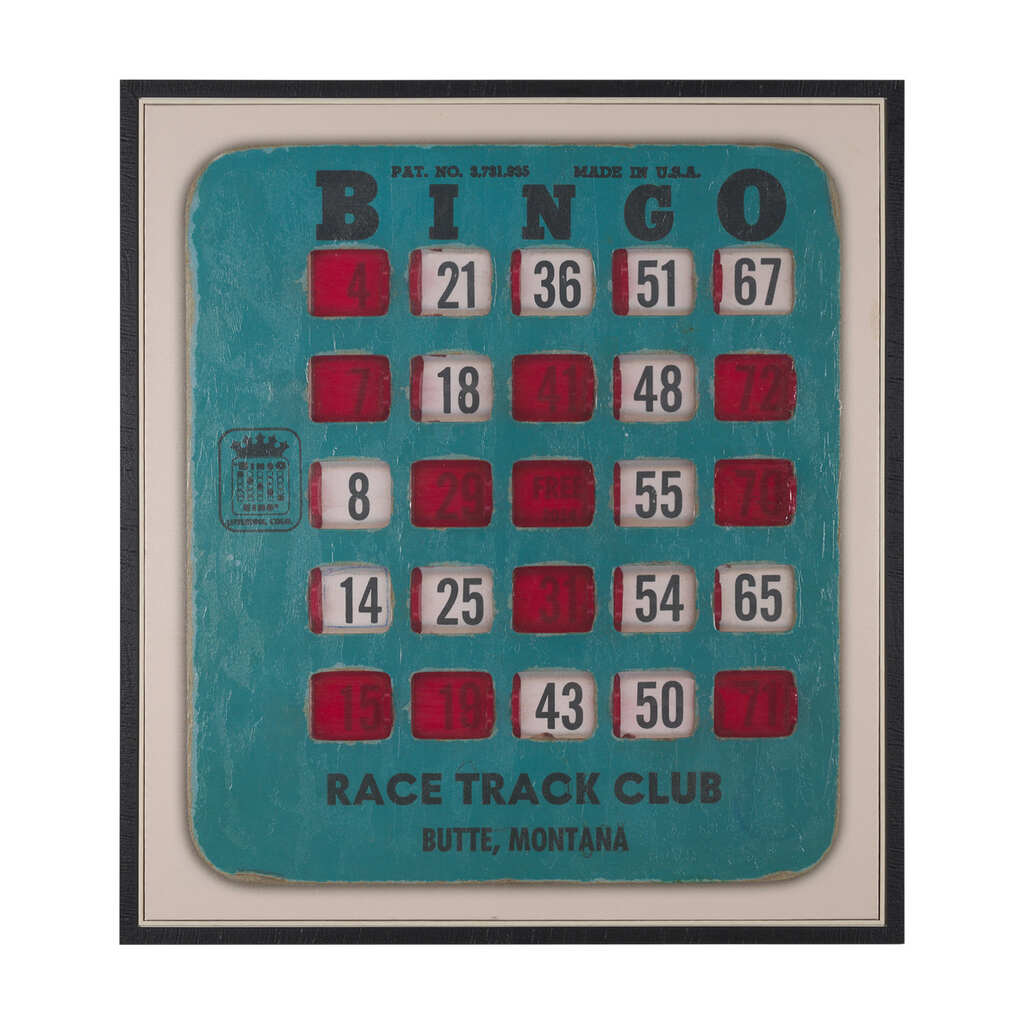 Chasing Numbers II Canvas Series Wall Art In Beige and Blue by Mercana ...