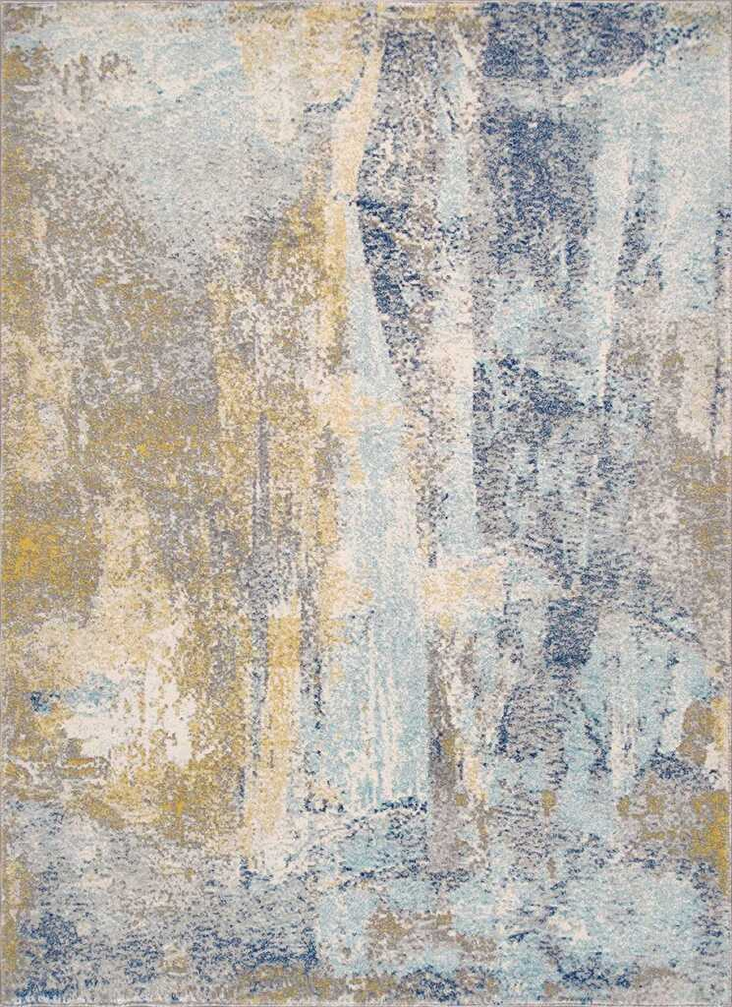 Chelsea Luxury Power Loom Abstract Area Rug- 5' x 7'6" In Multi by ...