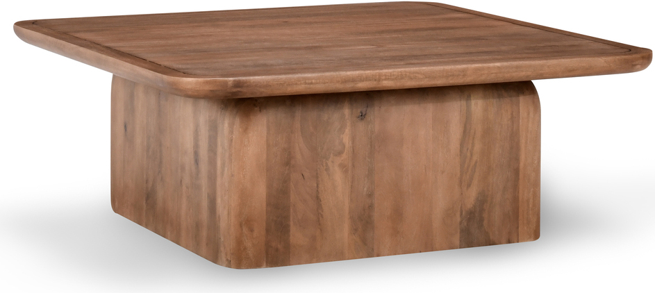 Chloe 48 Inch Square Coffee Table In Umber by Classic Home | 1StopBedrooms