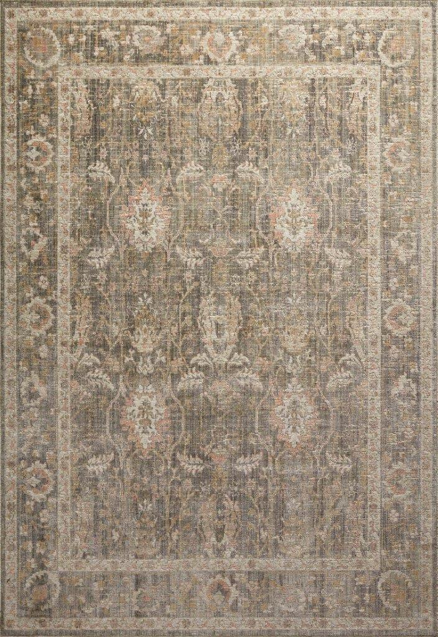 Chris Loves Julia x Loloi Rosemarie Sage and Blush 5' x 7'-10" Area Rug ...