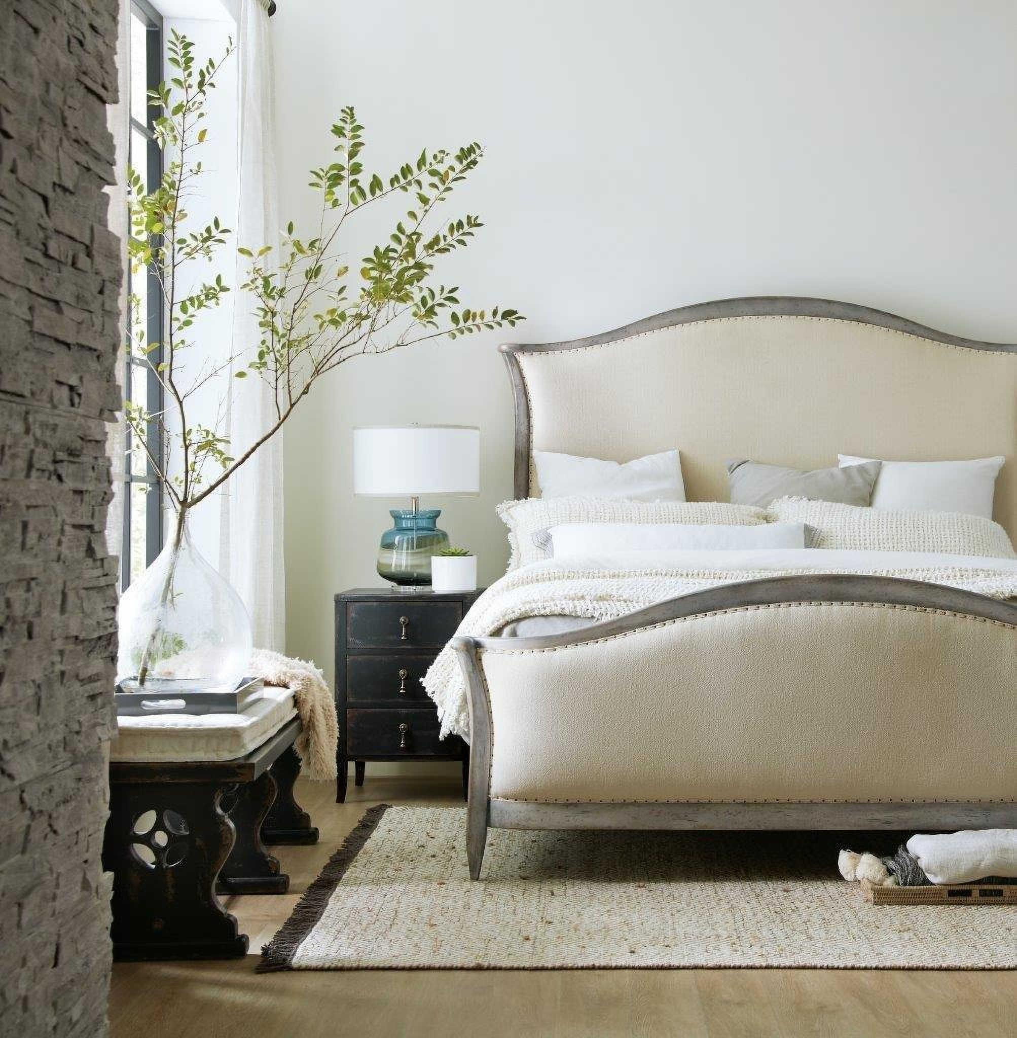 Ciao Bella Beige Panel Bedroom Set by Hooker | 1StopBedrooms