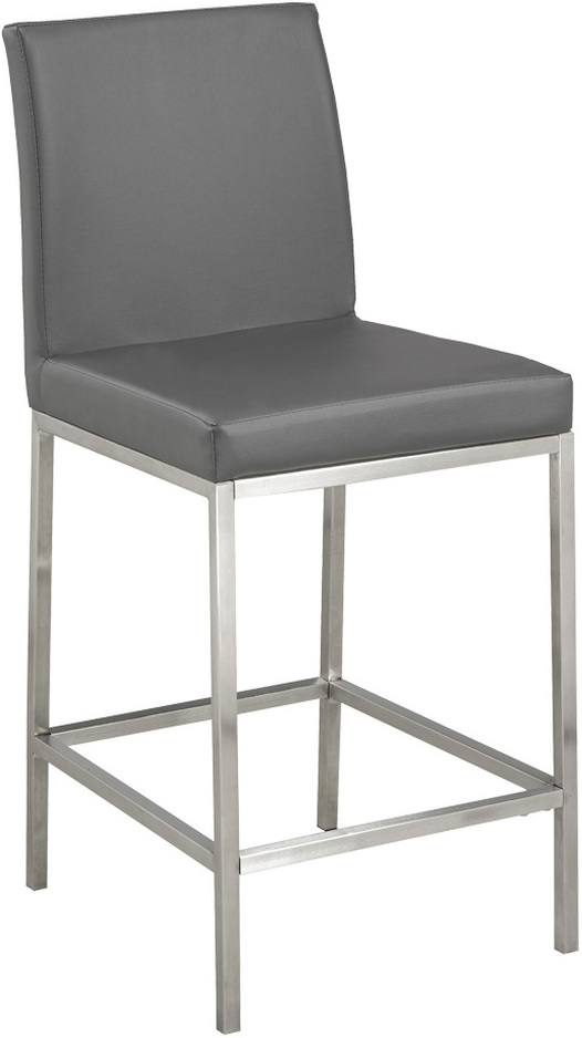Clara Gray Counter Stool - 1StopBedrooms