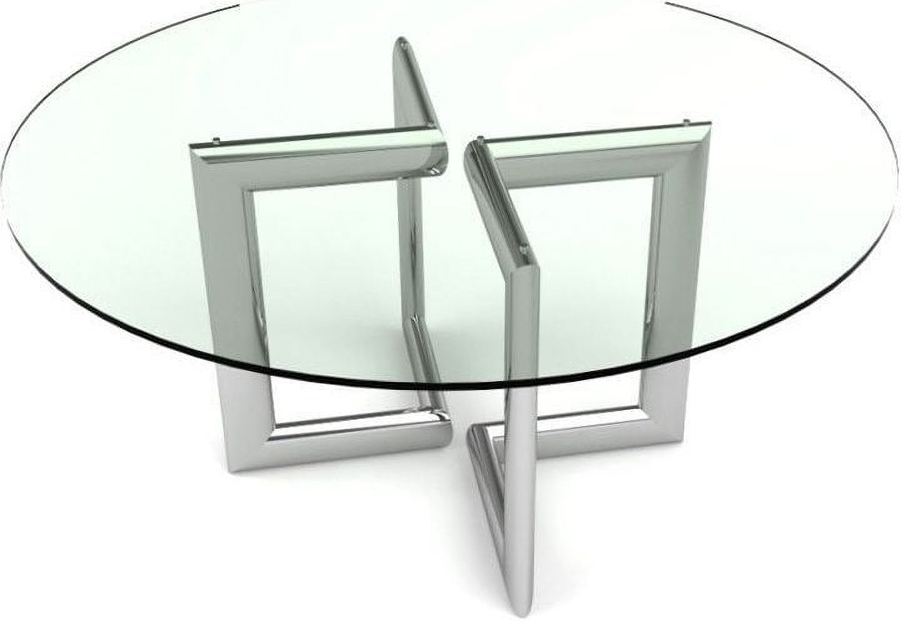 Clara Silver Round Dining Table by Bellini Modern Living | 1StopBedrooms