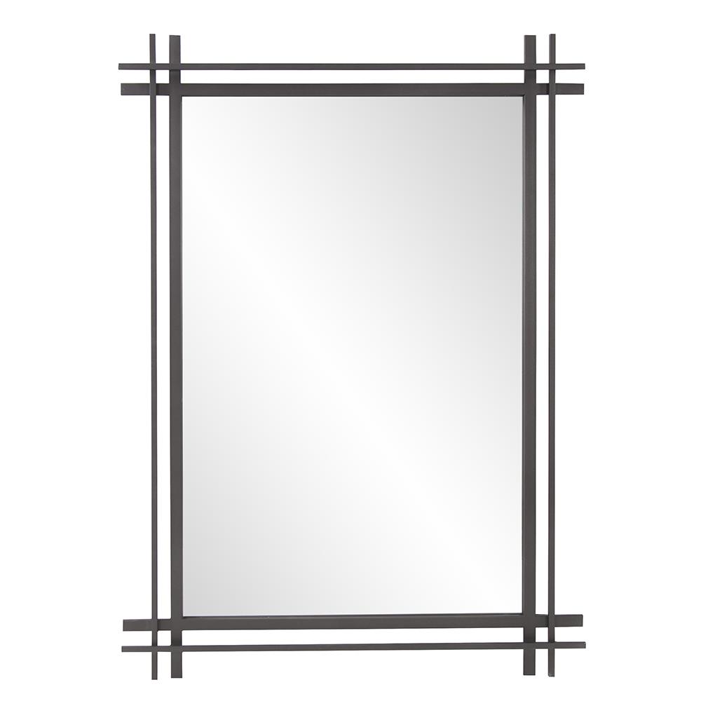 Clarke Mirror In Graphite by Howard Elliott | 1StopBedrooms