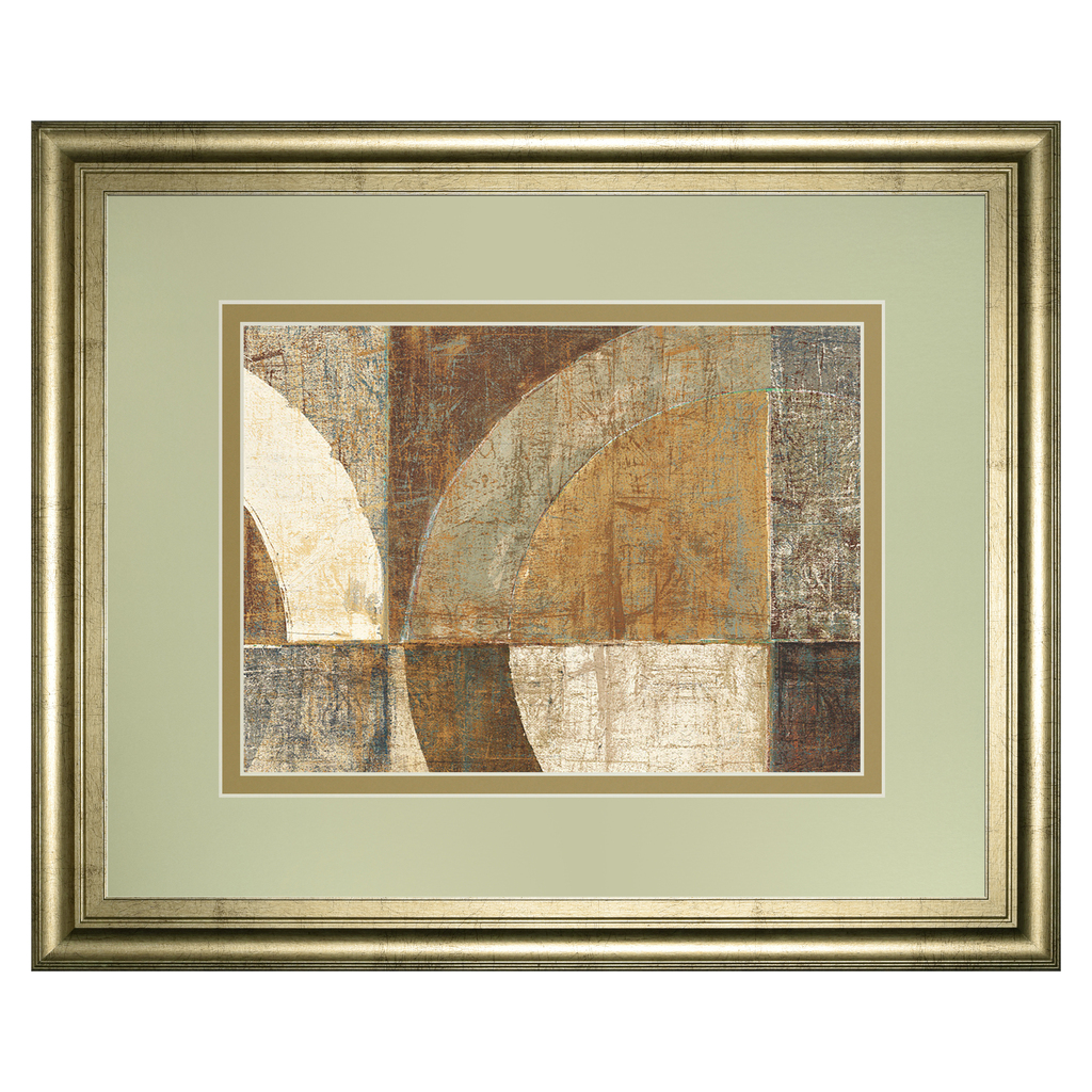 Classy Art Abstract Arches Wall Art - Double Mat In Multi by Classy ...