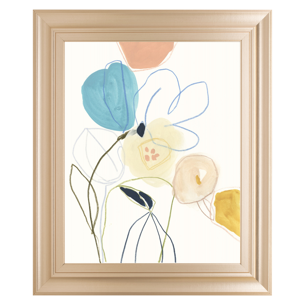 Classy Art Abstract Blooms Wall Art In Multi by Classy Living ...