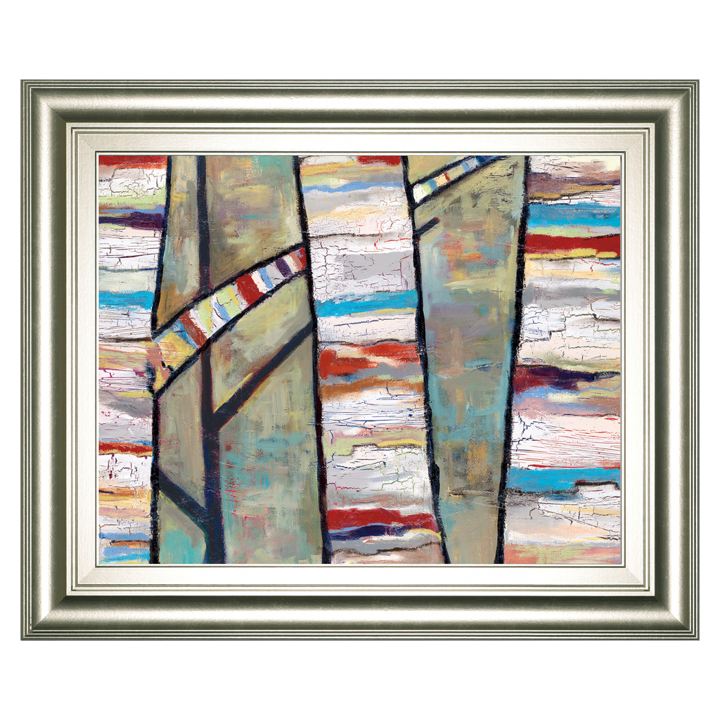 Classy Art Abstract Layers Wall Art In Multi by Classy Living ...