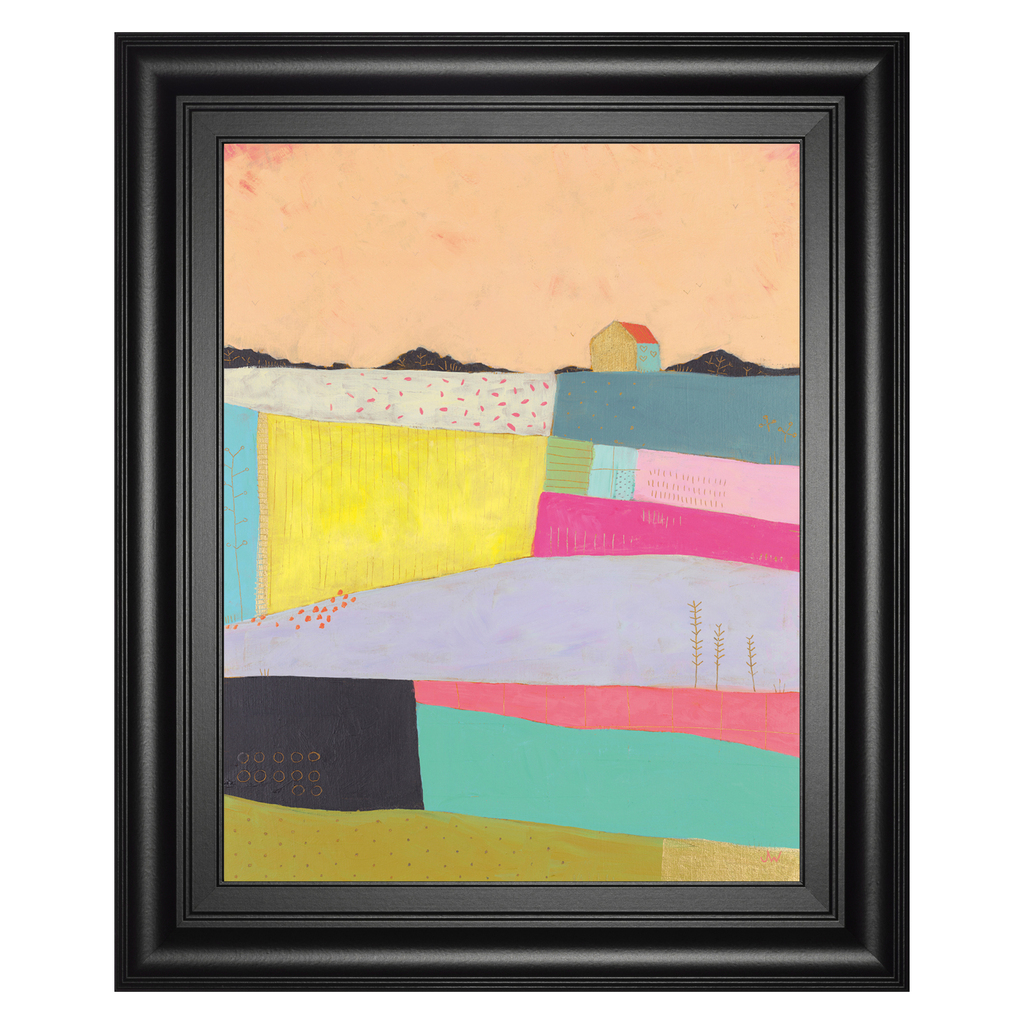 Classy Art Colorful Fields Wall Art In Multi by Classy Living ...