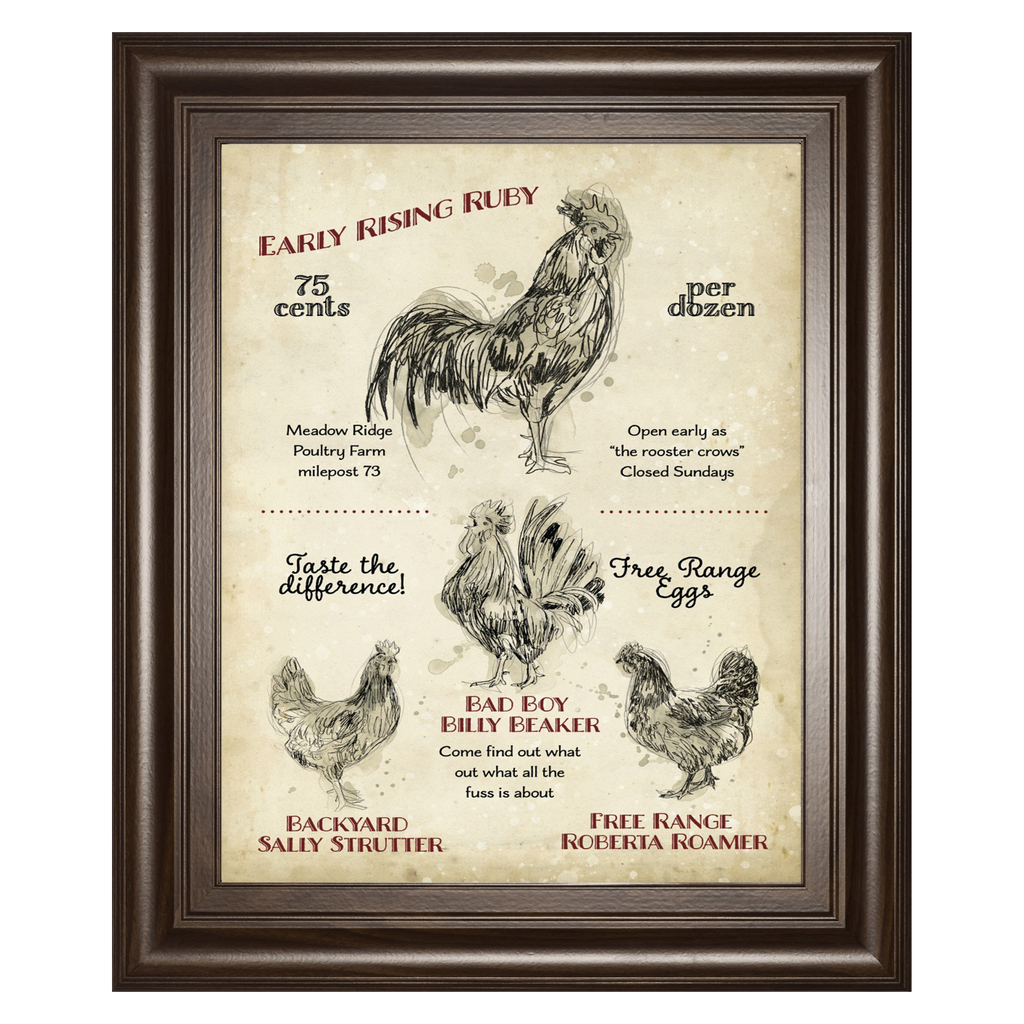 Classy Art Early Rising Ruby Wall Art In Multi by Classy Living ...