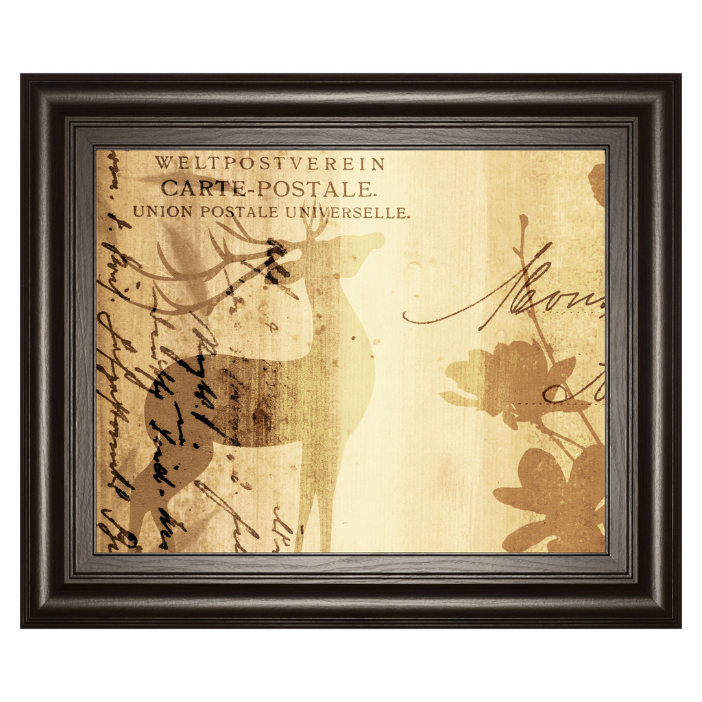 Classy Art Golden Post Script Wall Art In Beige and Brown by Classy ...