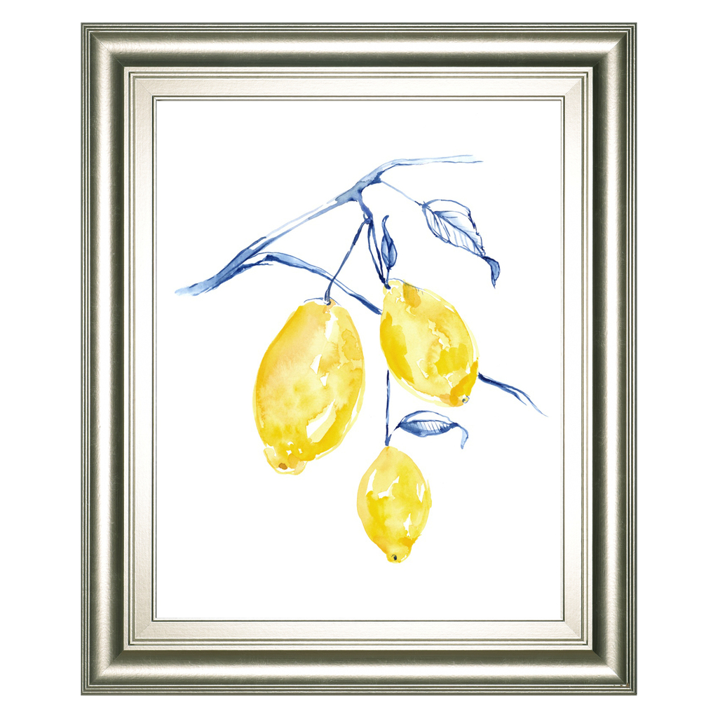 Classy Art Lemon Trio Wall Art In Multi by Classy Living | 1StopBedrooms