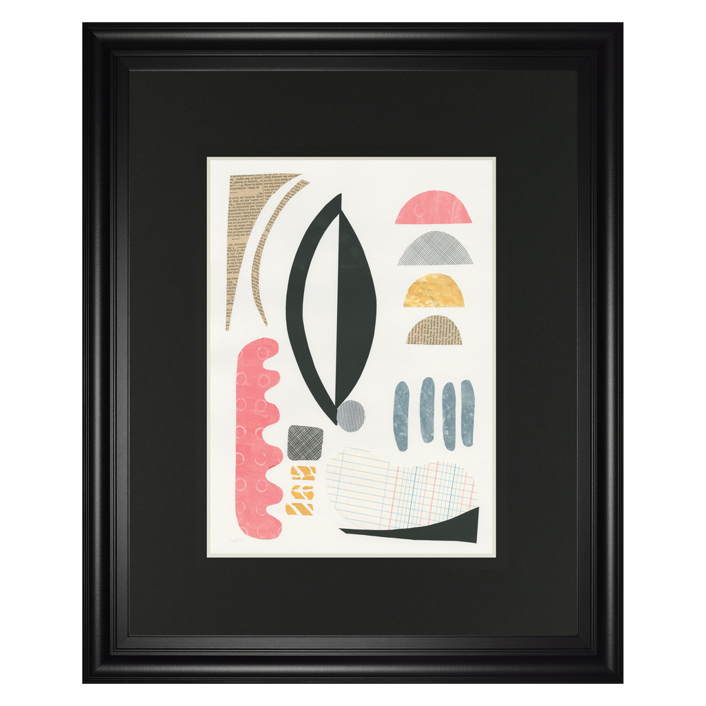 Classy Art Mixed Shapes II Wall Art - Double Mat In Multi by Classy ...