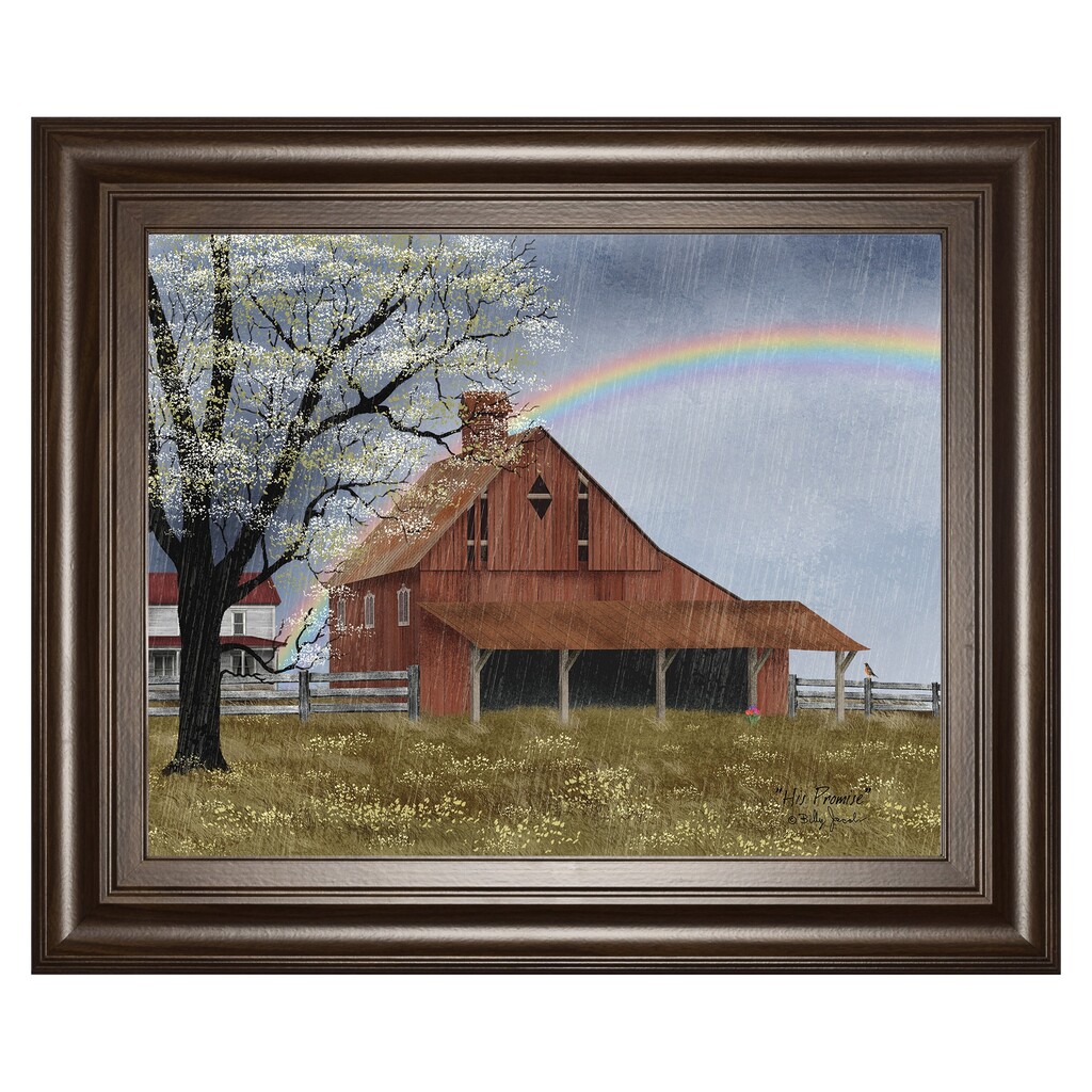 Classy Art Rustic Rainbow Barn Wall Art In Multi by Classy Living ...