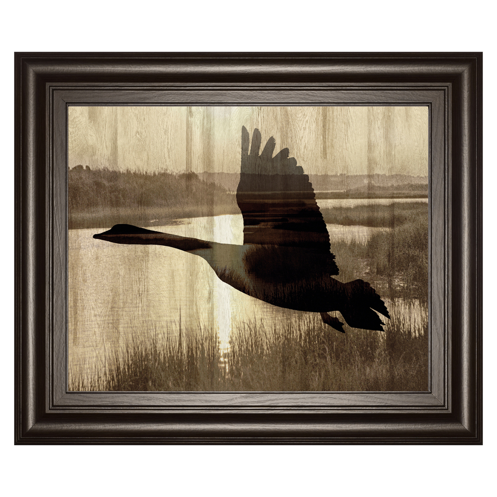 Classy Art Silent Flight Wall Art In Beige and Brown by Classy Living ...