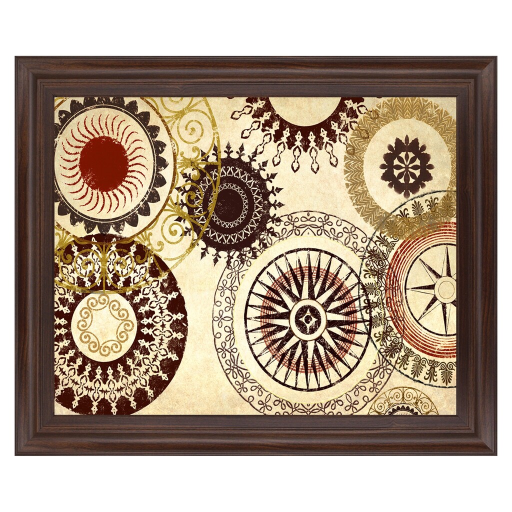 Classy Art Timeless Circles Wall Art In Multi by Classy Living ...