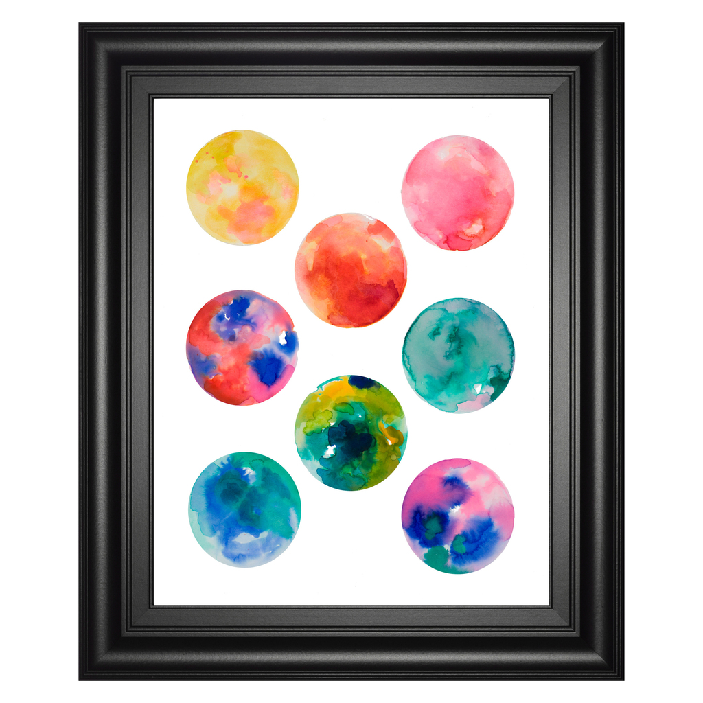 Classy Art Vibrant Orbs Wall Art In Multi by Classy Living | 1StopBedrooms