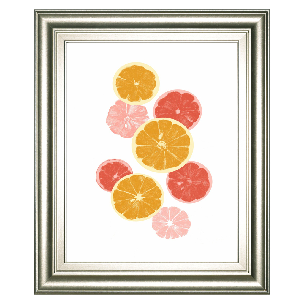 Classy Art Zesty Slices Wall Art In Multi by Classy Living | 1StopBedrooms