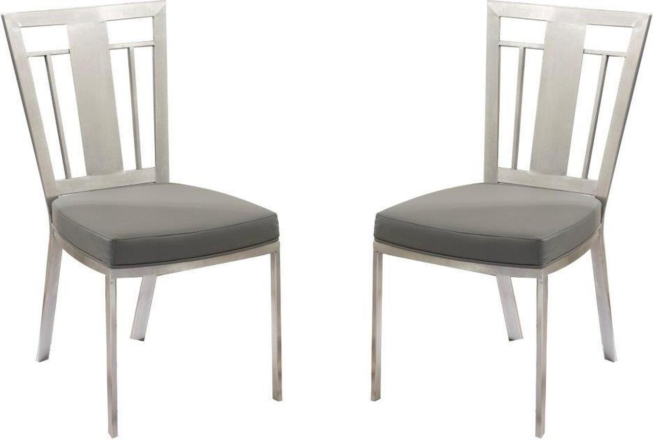 Cleo Gray Dining Chair by Armen Living | 1StopBedrooms