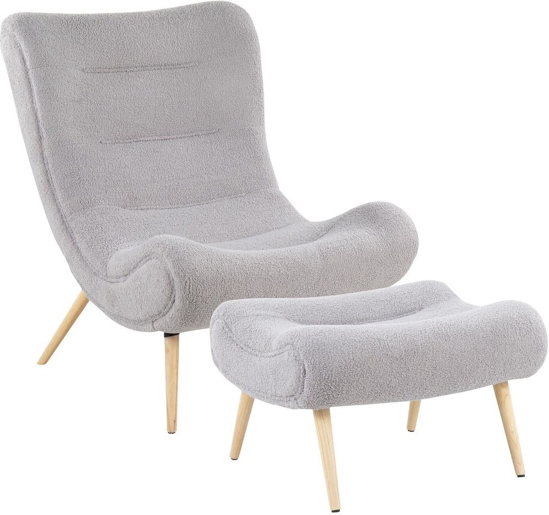 Cloud Chair In Grey by Lumisource | 1StopBedrooms