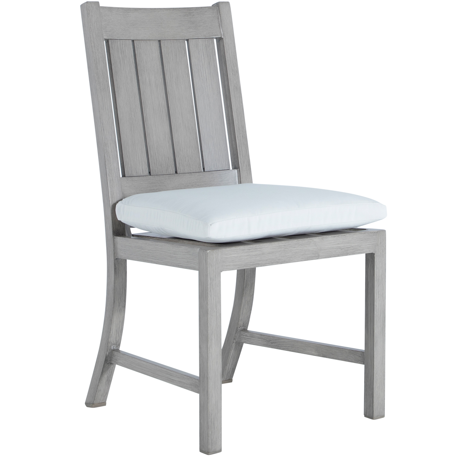 Club and Croquet Aluminum Side Chair In Bali Pearl by Summer Classics ...