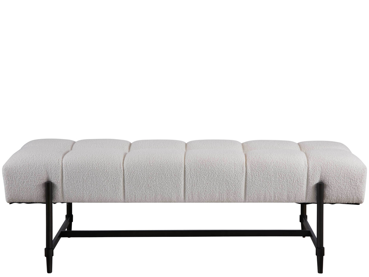 Coalesce Serene Bench In Matte Black by Universal | 1StopBedrooms