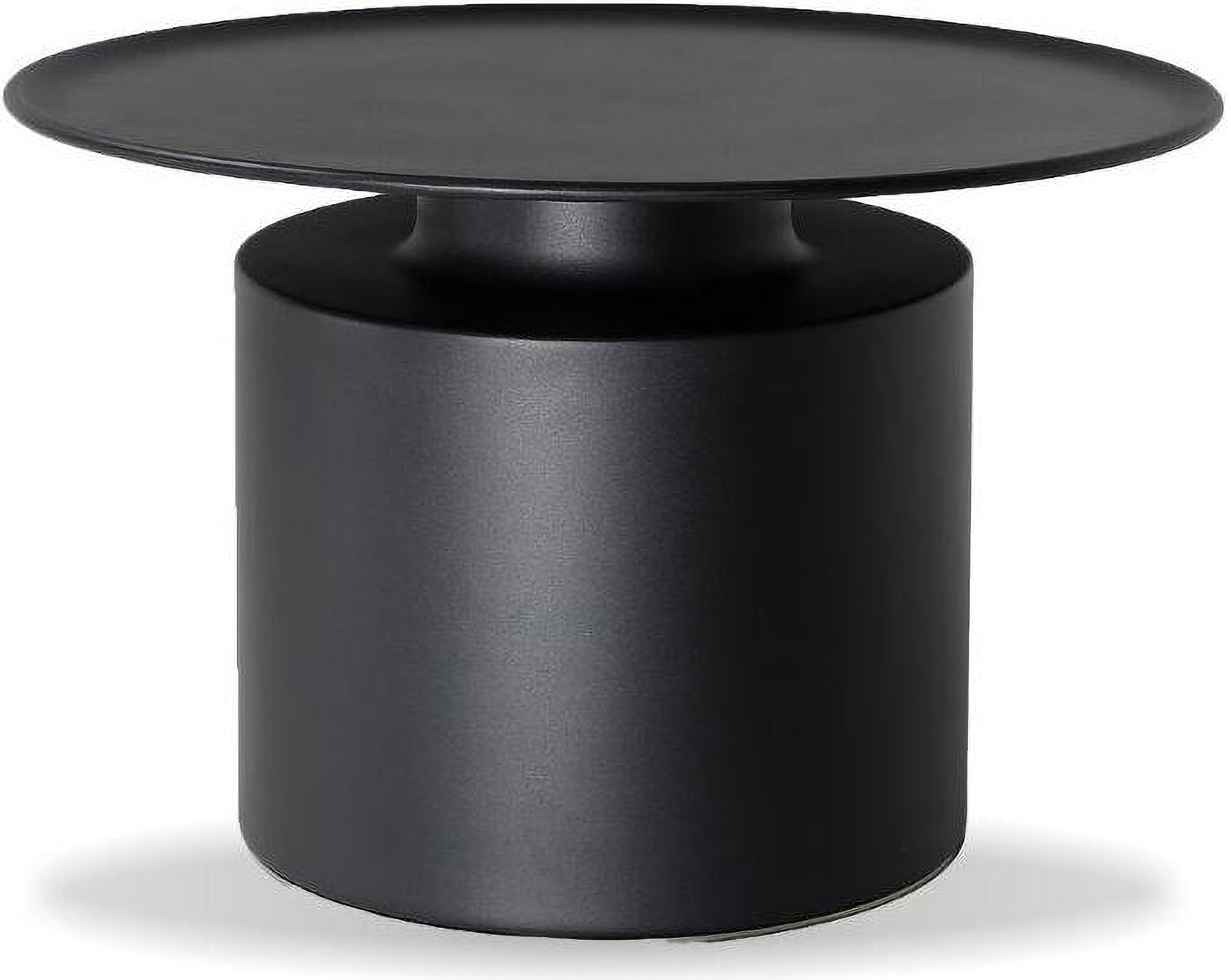 Coffee Table Rook Matte Black Aluminum by Mobital | 1StopBedrooms