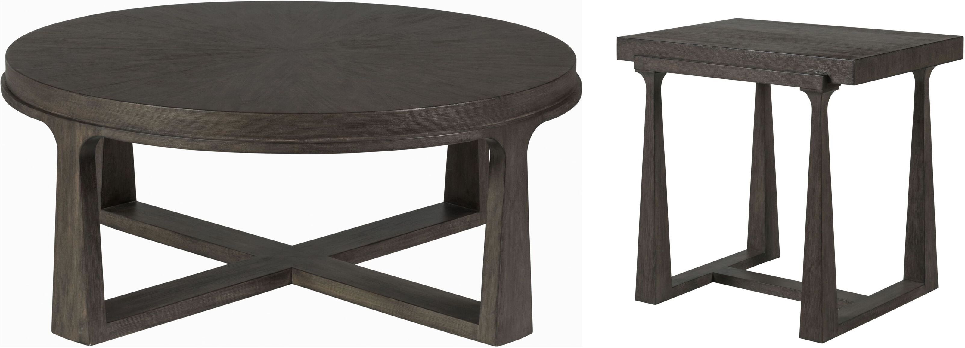 Cohesion Program Antico Rousseau Round Occasional Table Set by ...