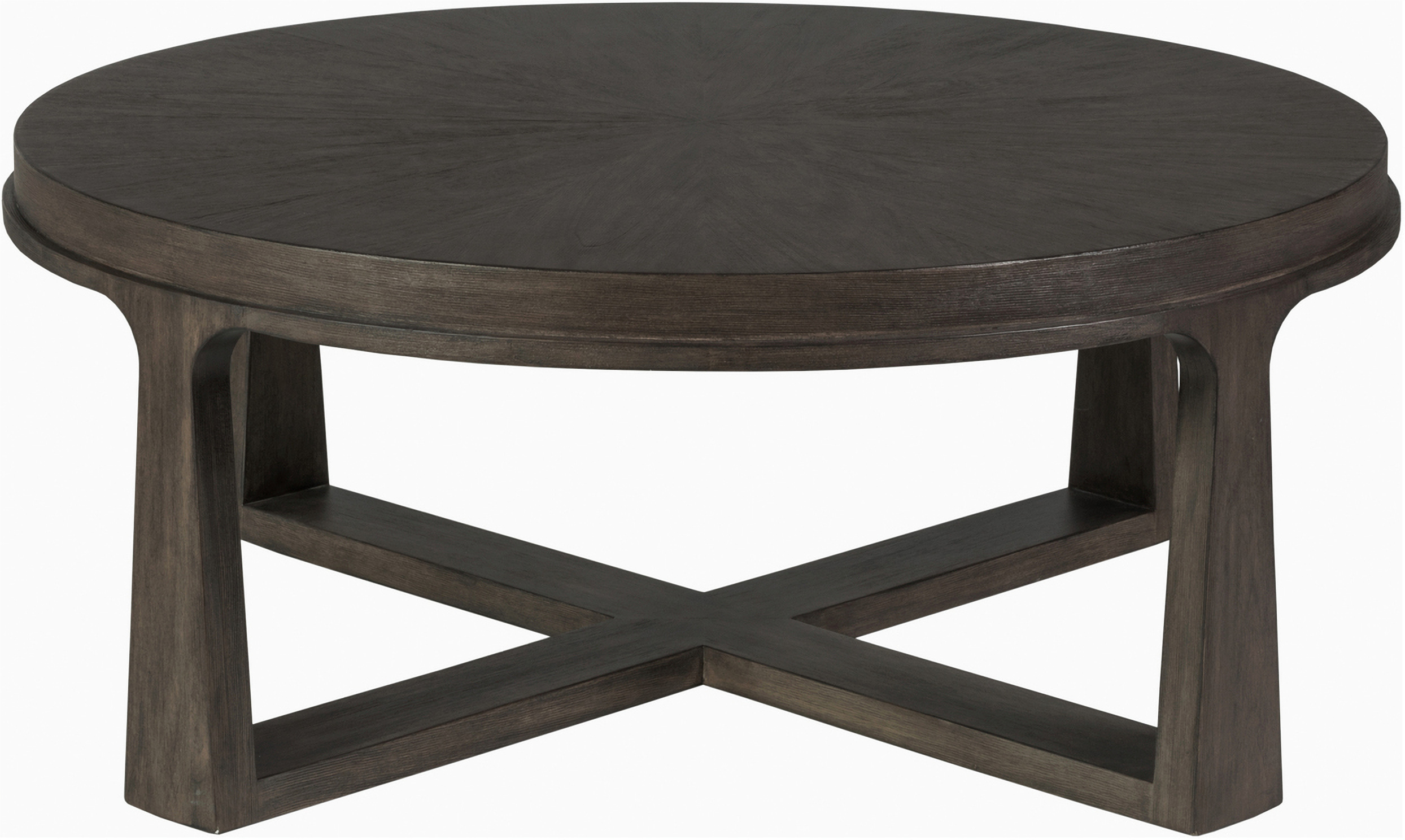 Cohesion Program Rousseau Round Cocktail Table In Antico by Artistica ...