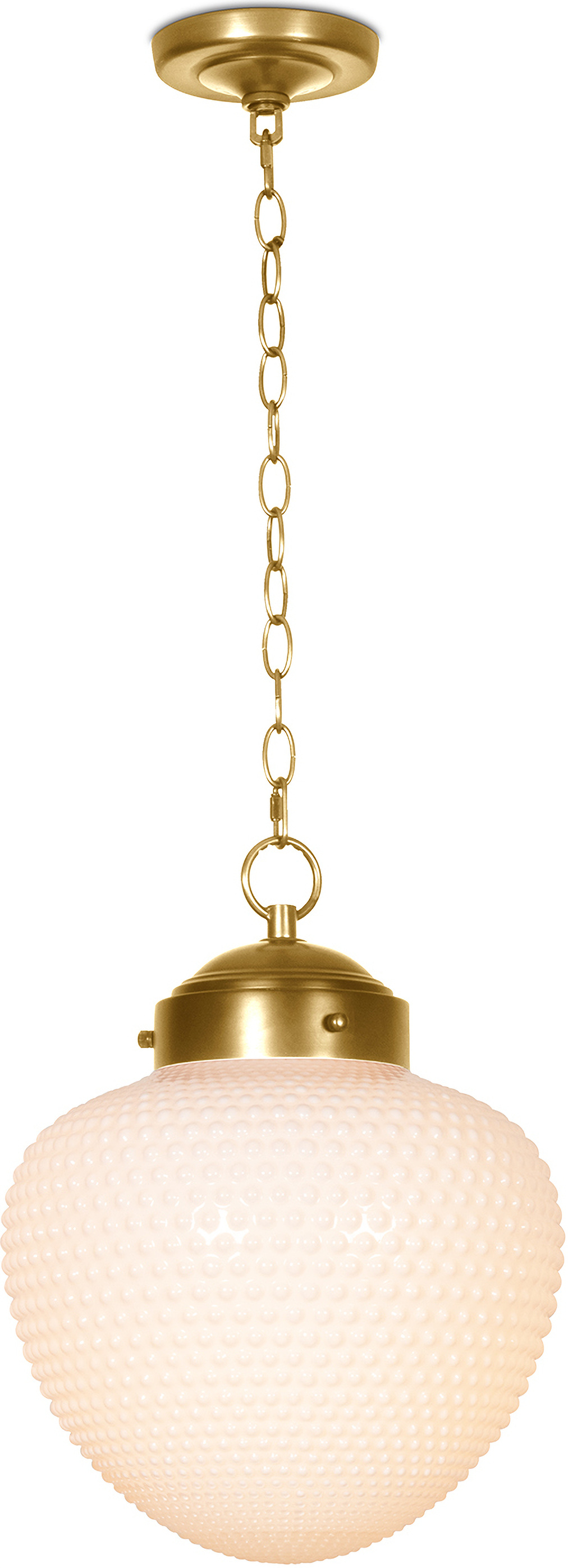 Cole Glass Pendant In Natural Brass by Regina Andrew | 1StopBedrooms
