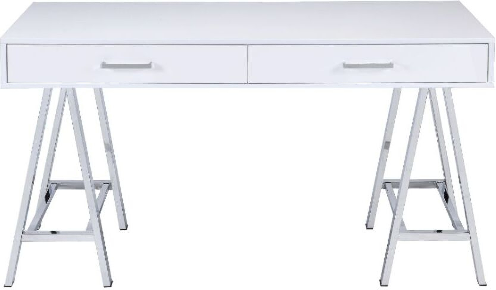 Coleen White High Gloss Desk by ACME | 1StopBedrooms