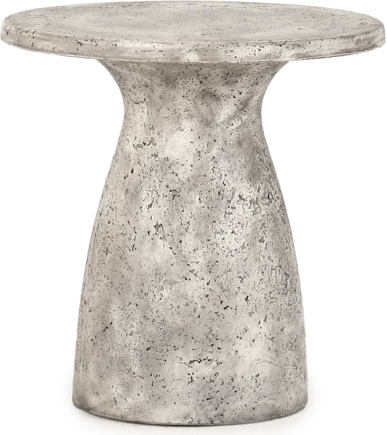 Collins 16 Inch Outdoor Accent Table In Light Gray by Classic Home | 1StopBedrooms