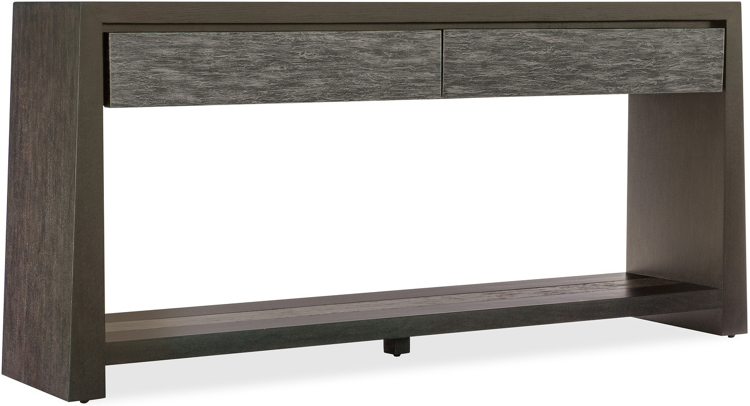 Commerce and Market Kubrick Console Table In Dark Wood by Hooker ...