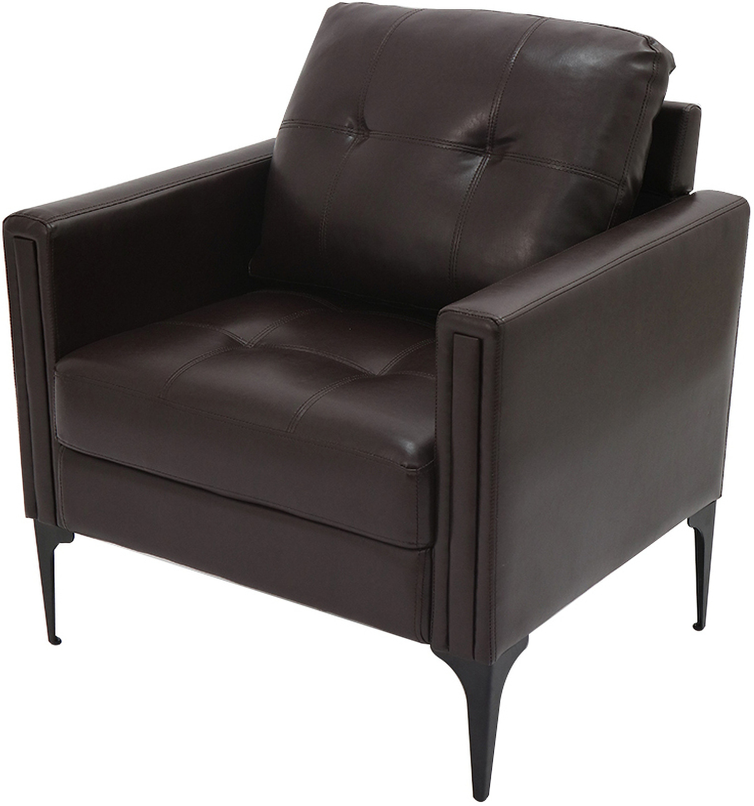 Contemporary Arm Chair Set of 2 In Brown by AC Pacific | 1StopBedrooms