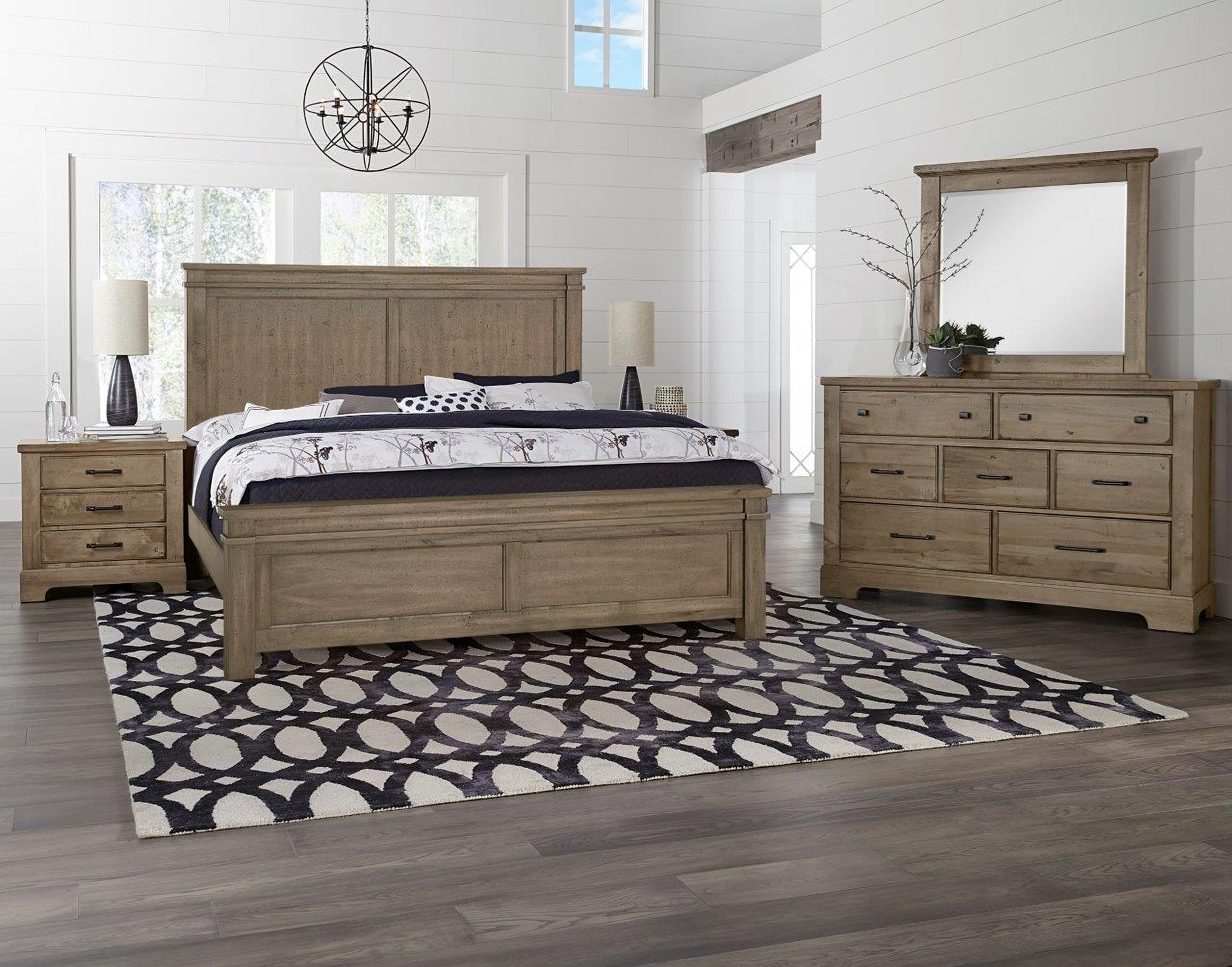 Cool Rustic Mansion Bedroom Set In Stone Grey by Artisan & Post ...