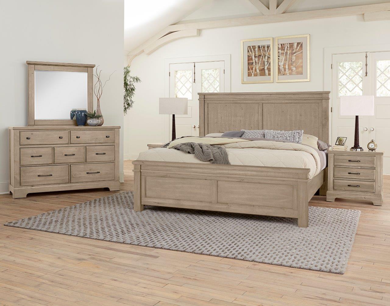 Cool Rustic Mansion Panel Bedroom Set In Clear Maple by Artisan & Post ...