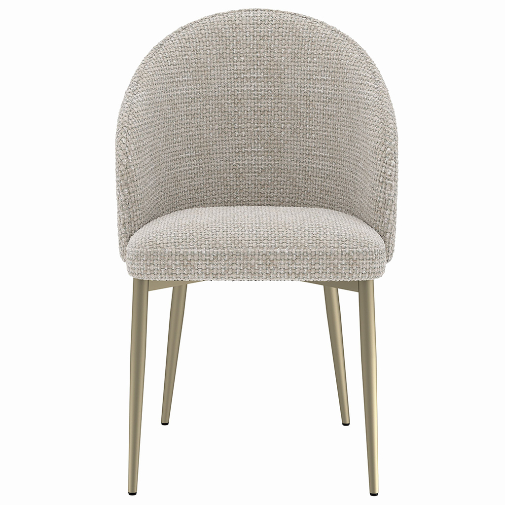 Cora Side Chair Set of 2 In Champagne by ACME | 1StopBedrooms