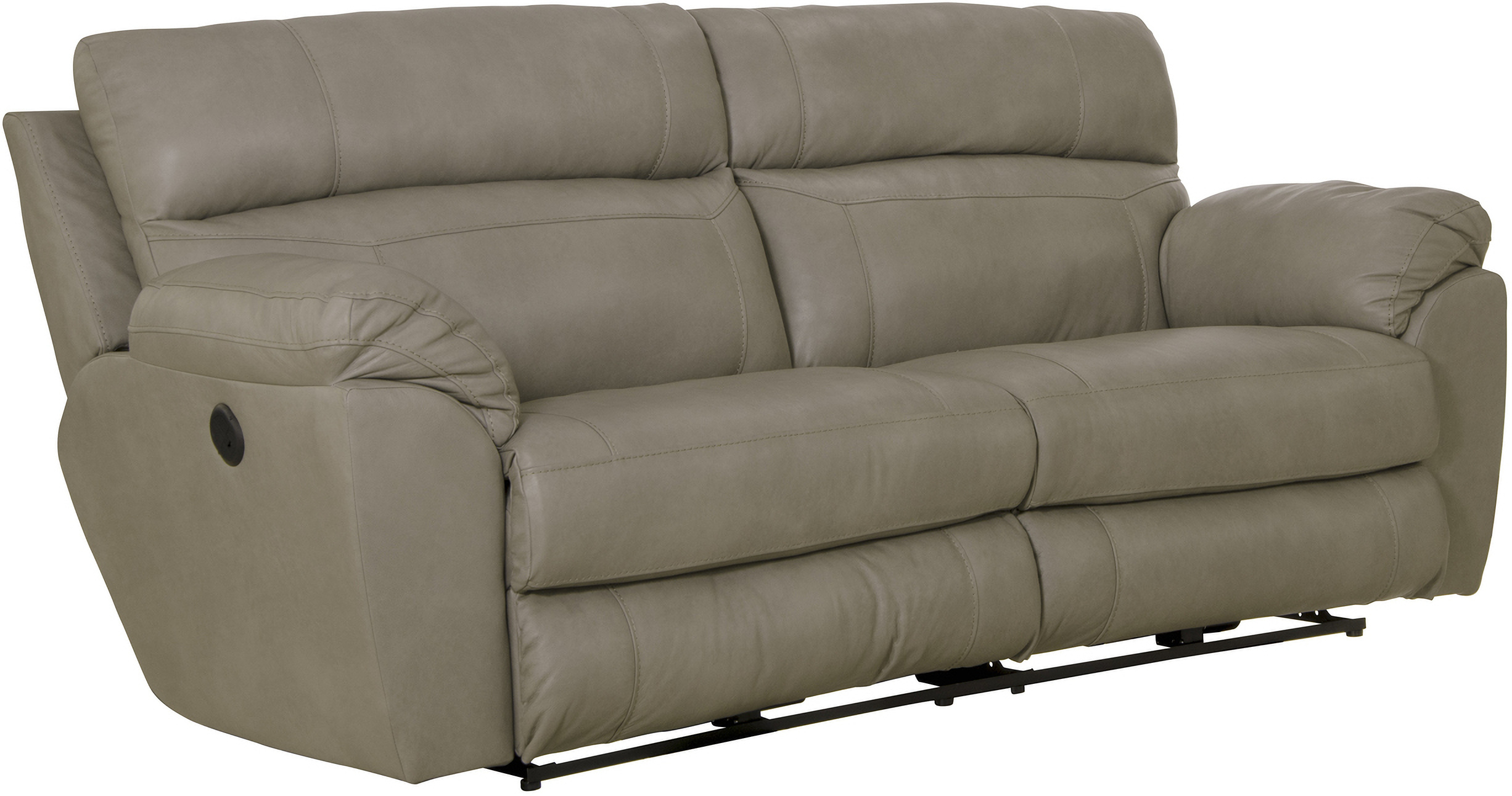 Costa Power Lay Flat Reclining Sofa In Putty by Catnapper | 1StopBedrooms