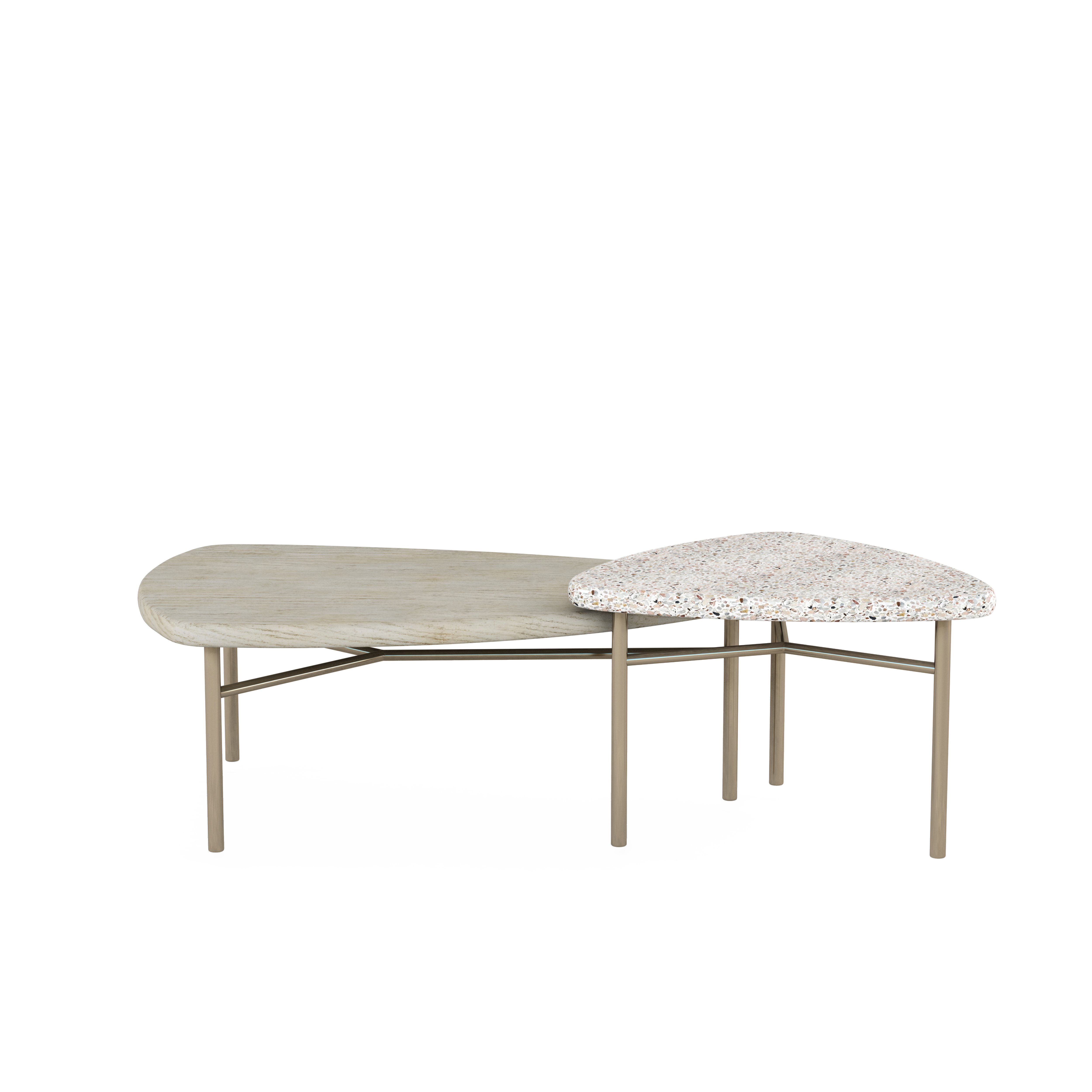 Cotiere 2 Piece Bunching Cocktail Tables In Beige by A.R.T. | 1StopBedrooms