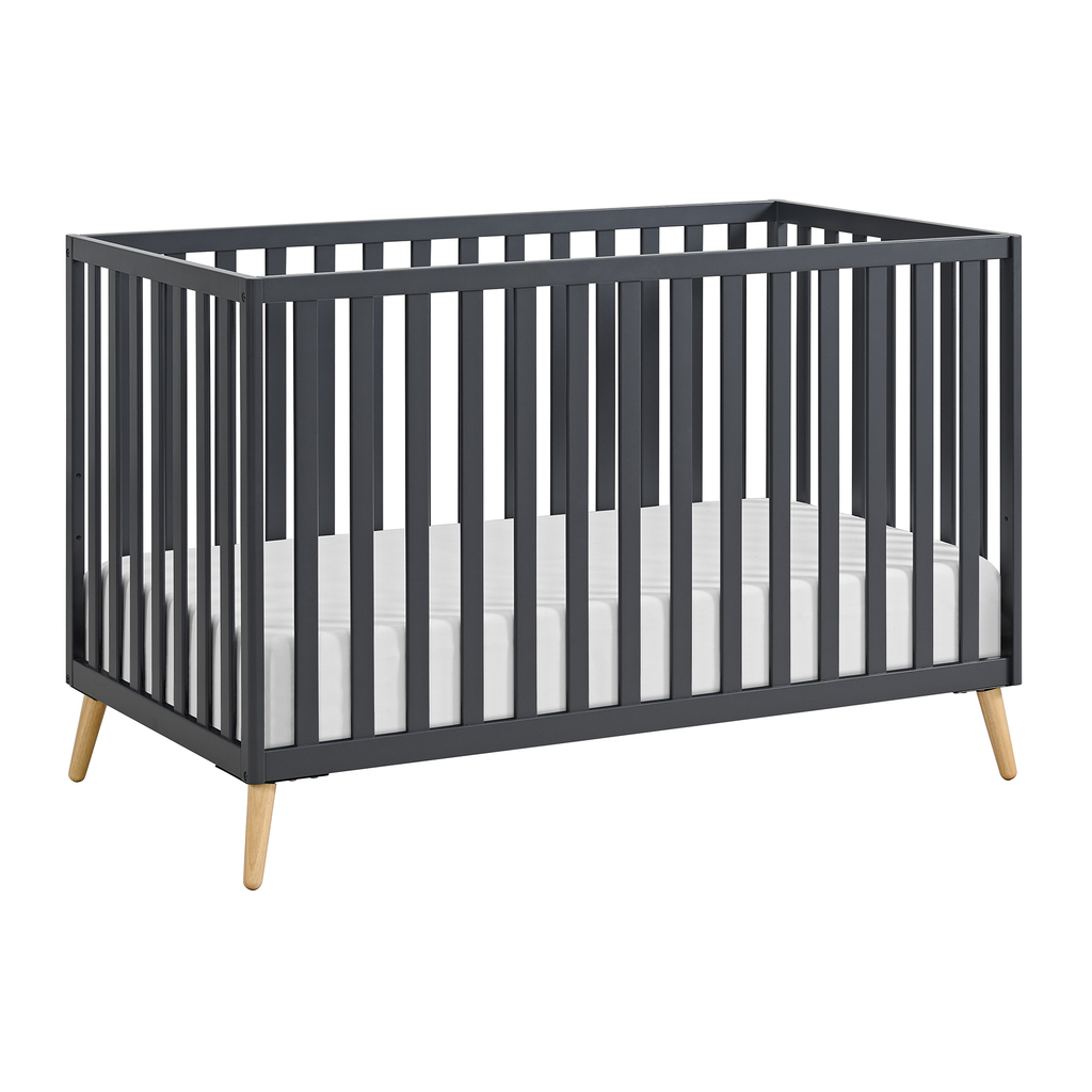 Cozy Nest 3 In 1 Island Crib In Midnight Slate and Natural by Oxford ...