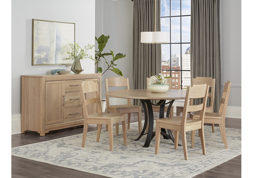 Crafted 48 Inch Round Dining Set In Bleached Cherry by Artisan & Post ...