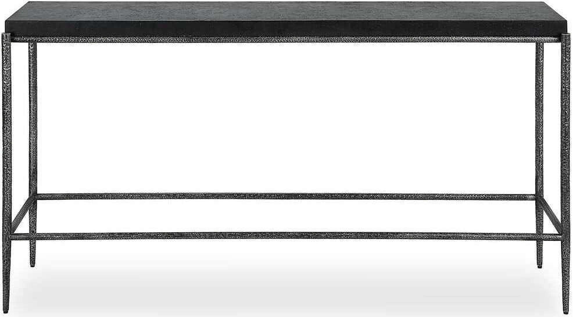 Crescendo Concrete Console Table In Black by Uttermost | 1StopBedrooms
