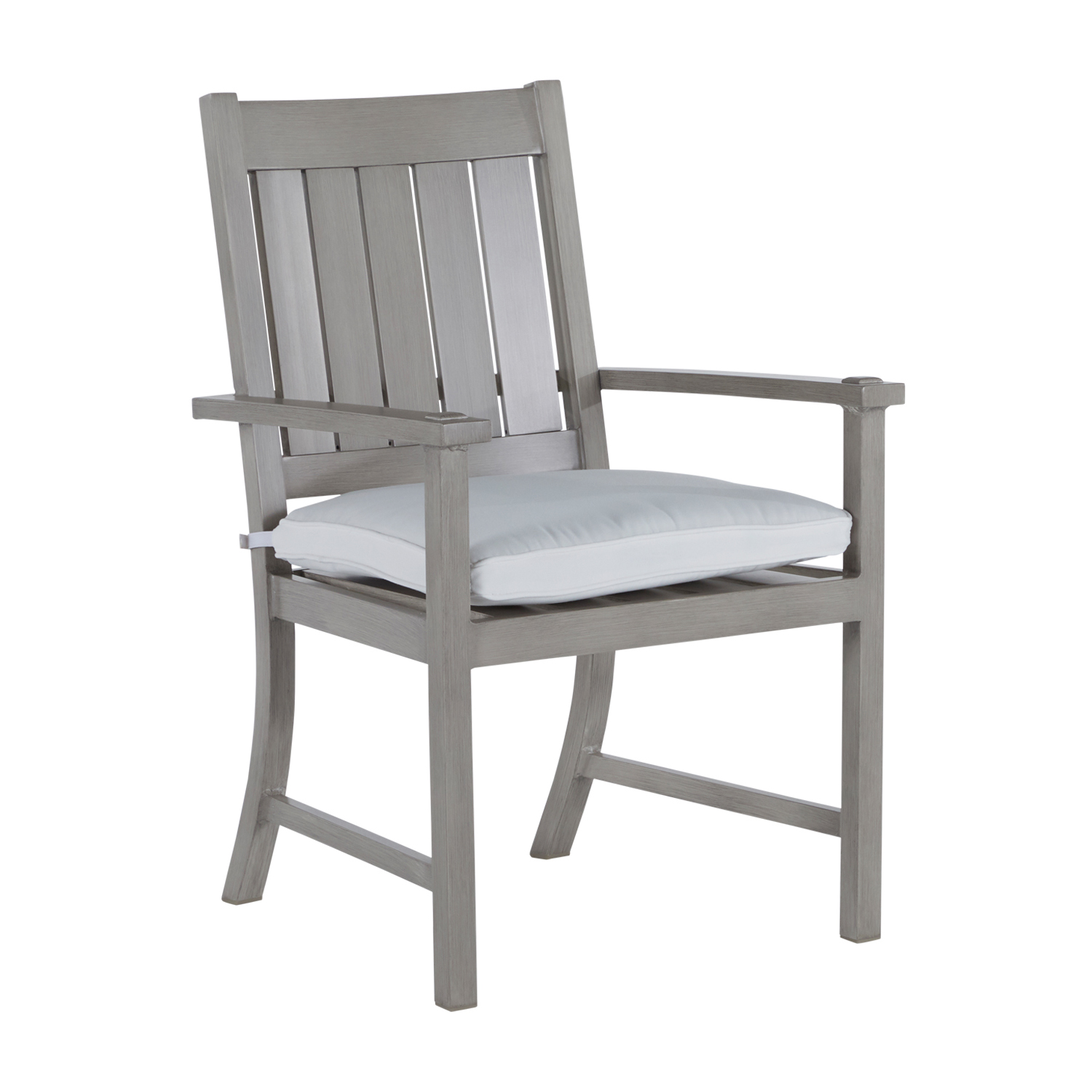Croquet Aluminum Arm Chair In Avila Navy by Summer Classics | 1StopBedrooms