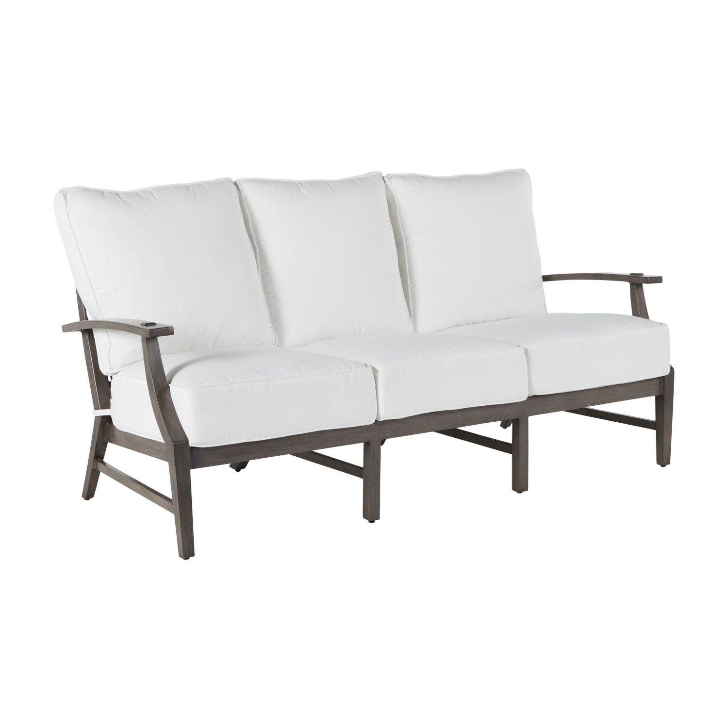 Croquet Aluminum Sofa In Avila Navy by Summer Classics | 1StopBedrooms