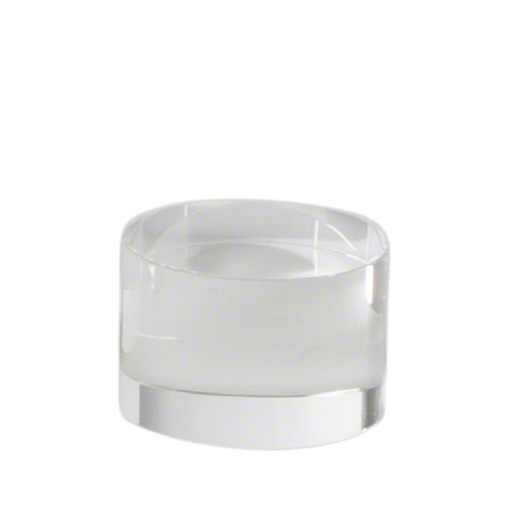 Crystal Medium Column Riser In Clear by Global Views | 1StopBedrooms